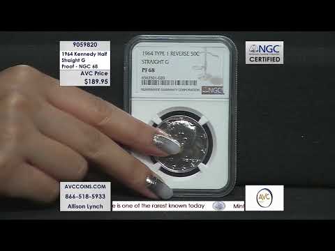 1964 Kennedy Half Dollar - Straight G - Proof - NGC 68