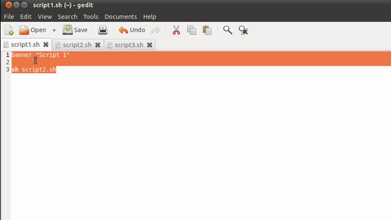 Shell Scripting Tutorial-61: Executing Multiple Scripts