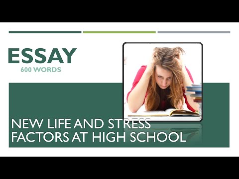 Write an Essay on New Life and Stress Factors at High School | English Essays
