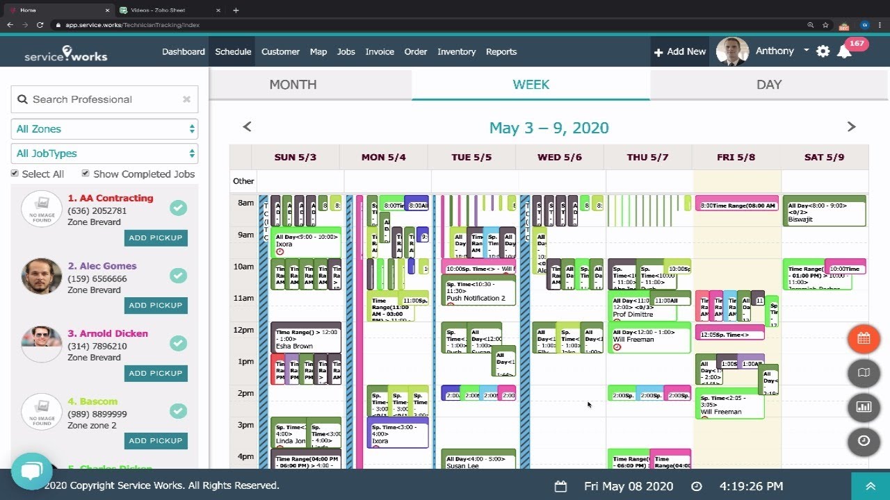 ServiceWorks | Route Sheets