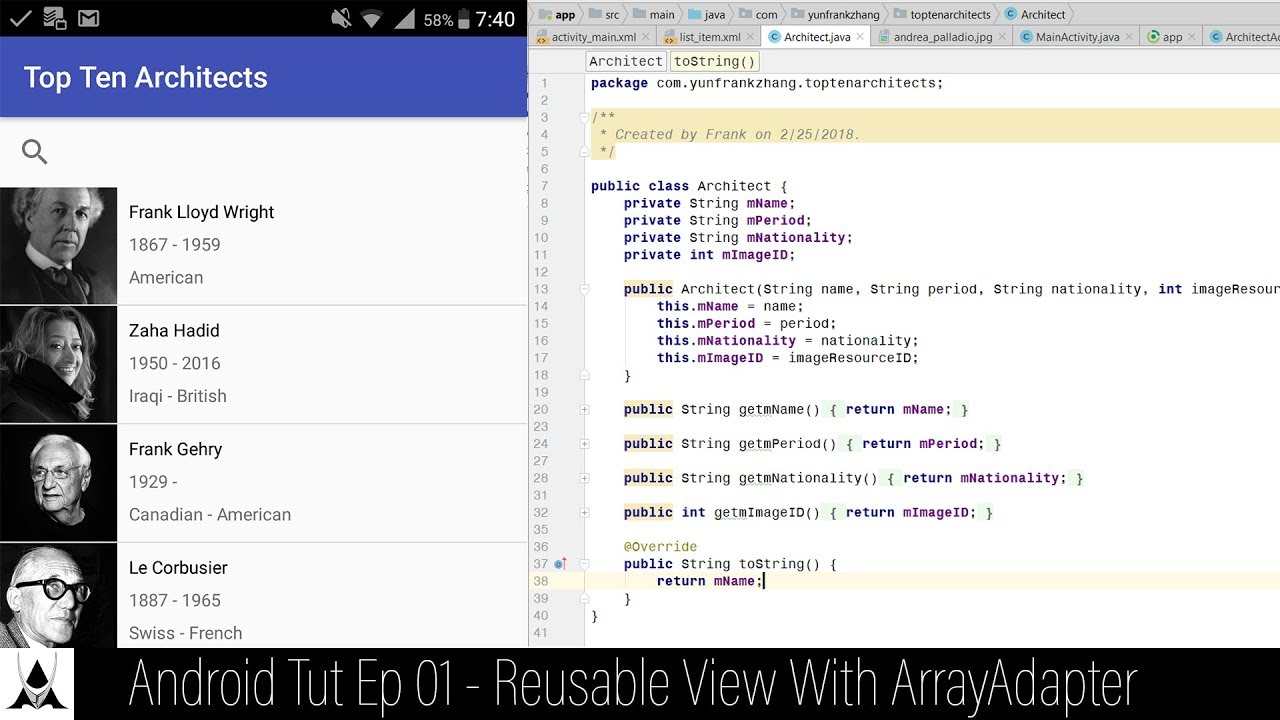 Android Dev Ep#01 ArrayAdapter
