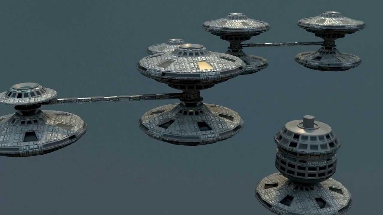 Space station construction (free 3d model)