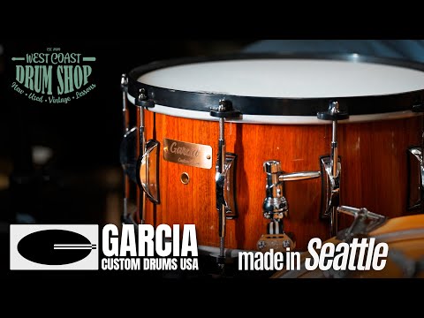 Garcia Drums 14x7 Stave Bubinga w/Angel Hoops | Reverb