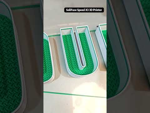 SoliFuse 3D printer at FESPA Middle East 2025.