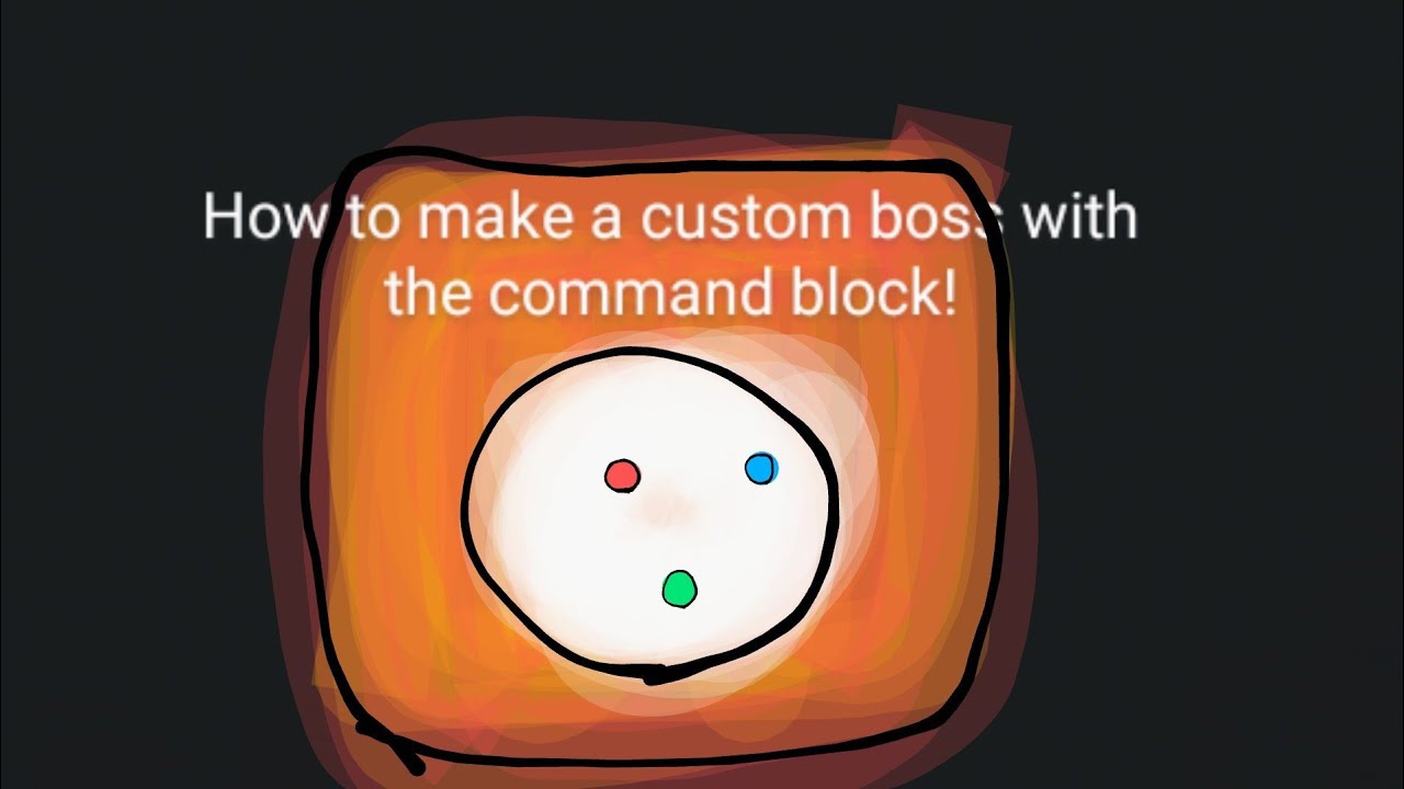 Minecraft Tutorial: How to make a custom boss with the command block!