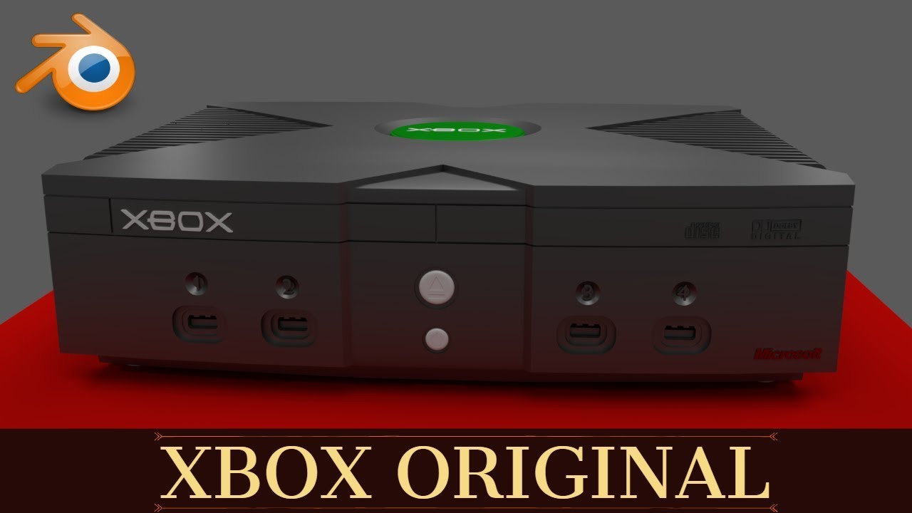 3D Modeling: Xbox Console (Classic) - Full Video