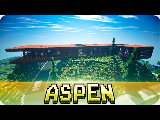 Aspen - A modern conceptual house built by MCE - IAS Minecraft Map