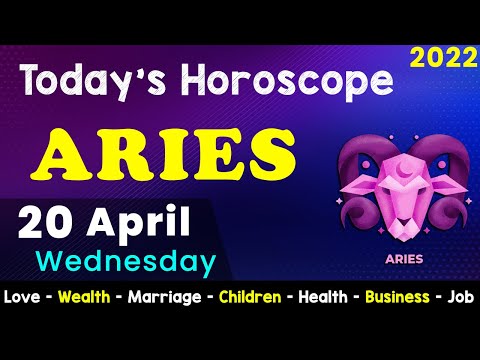 Aries Horoscope for Today | Aj Ka Din Kaisa Rahe Ga | Aaj Ka Din | Daily Horoscope | 20 April 2022