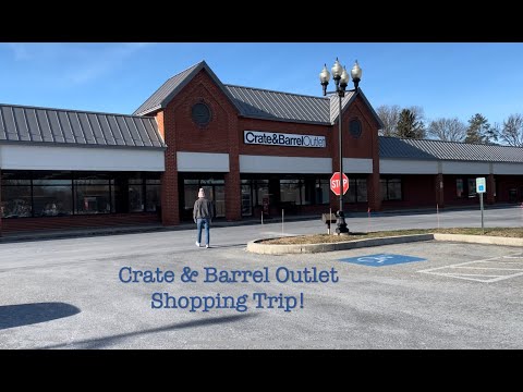 Furniture Shopping at Crate & Barrel Outlet, West Elm Outlet & Pottery Barn Outlet