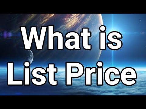 What is List Price. Urdu/ English