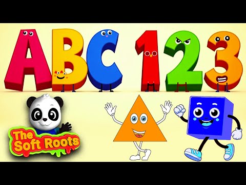 Preschool Learning activities for 3 year olds at home | Learn ABC Phonics Shapes Numbers Colors 🌈