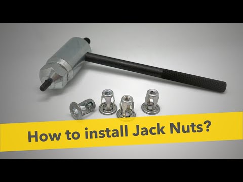 Jack Nut Installation Using the FAR KJ15 Rivnut Tool