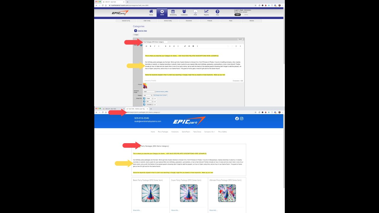 ERSFEC Categories Basic