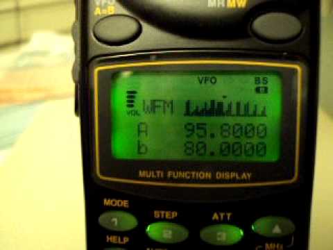 www.RadioScannerAntenna.com // ALINCO DJ-X10 TEST - SCOPE - ANALOG RADIO SCANNER