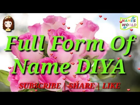 Full Form, Meaning and Lucky Number of Name DIYA