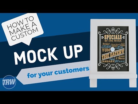 Creating Mock Ups for your Sign and Apparel Business in Seconds