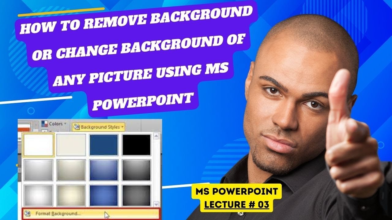 Create Eye-Catching Presentations with MS POWERPOINT LECTURE 3 | FORMATTING BACKGROUND | TEXTURE