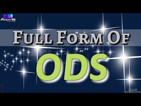 Full Form of ODS || ODS full form || ODS means || ODS Stands for || ODS का फुल फॉर्म || What is ODS