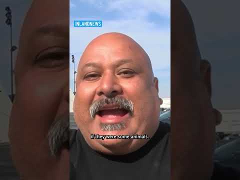 Immigration officers at the Santa Fe Springs Swap Meet
