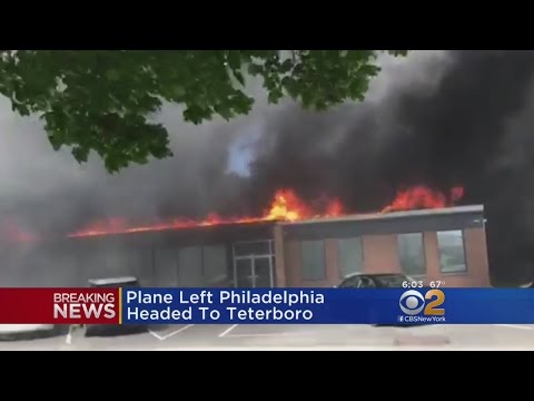 Witnesses Describe Small Private Plane Crash Near Teterboro Airport