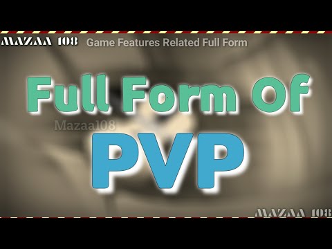Full Form of PVP | PVP full form | PVP Ka Full Form | PVP Stands for | PVP Means | #GamingKnowledge