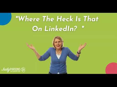 Where the Heck is that on LinkedIn How To Link Your Profile To Your LinkedIn Company Page