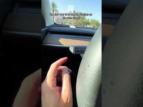 The 4 different ways to turn on the windshield wipers in a Tesla #tesla #modely #automatic
