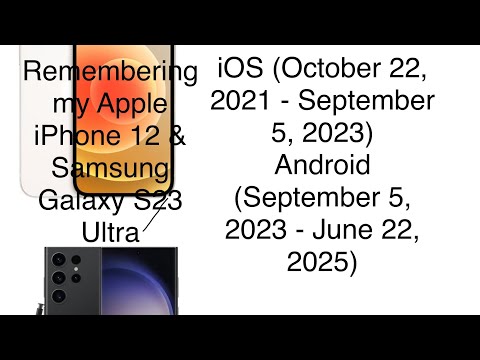 Remembering my old Apple iPhone 12 & Samsung Galaxy S23 Ultra Tribute