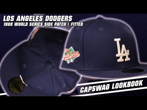 Los Angeles Dodgers 1988 World Series Side Patch Fitted | LA Dodgers World Series Patch Fitted