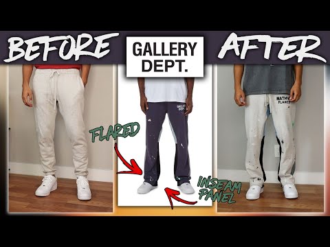 DIY | GALLERY DEPT Flared Sweatpants | JULIUS