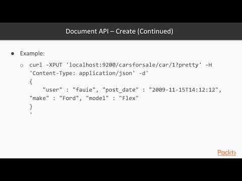 Learn Mastering ElasticSearch 6 x and the Elastic Stack How Do Store Group Data Documents ...