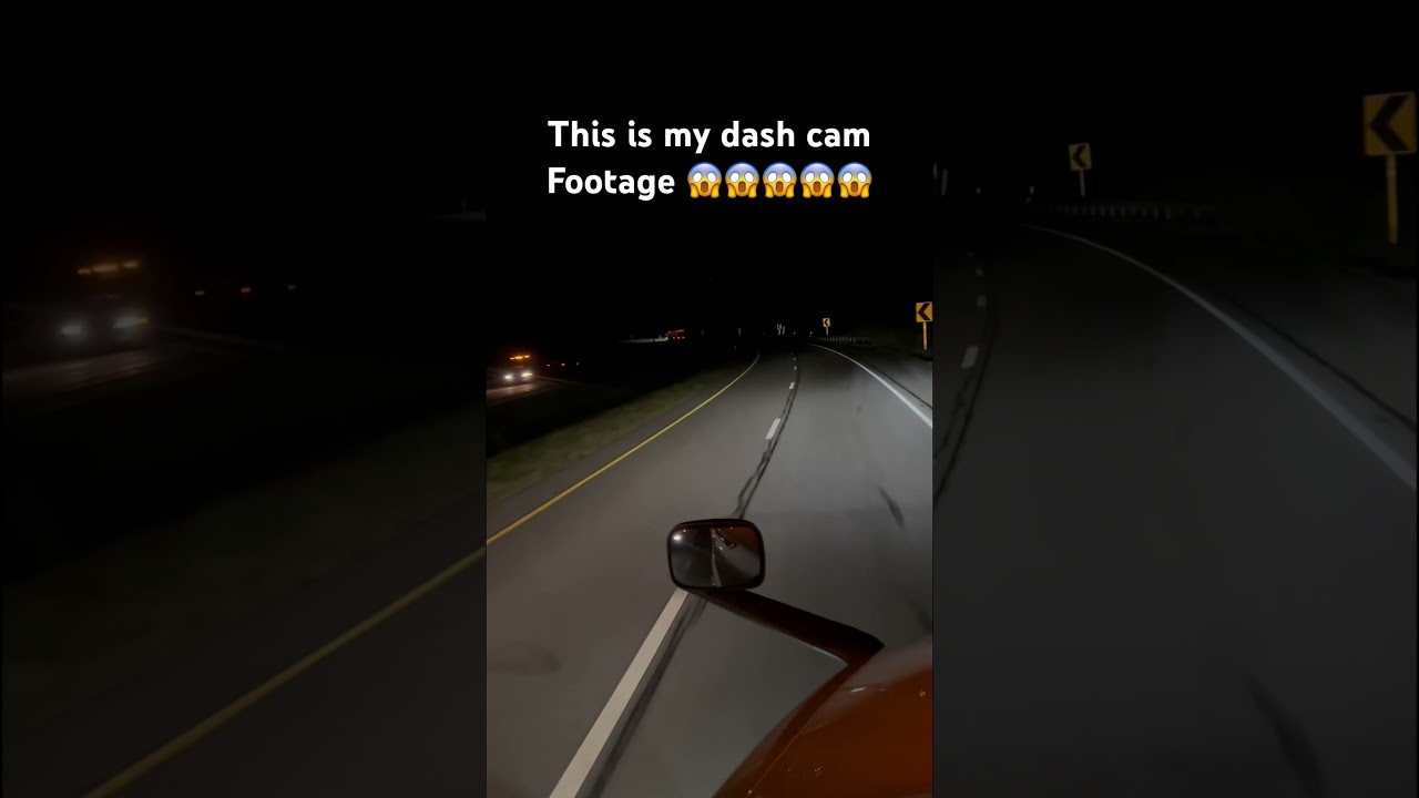 Ghost truck Real dash cam footage craziest thing ever!!