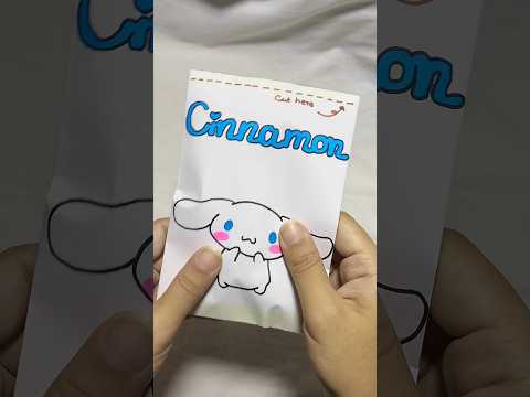 Cinnamoroll squish blind bag 💙 #sanrio #blindbag #craft #diy #cinnamoroll #papercraft #paper #shorts