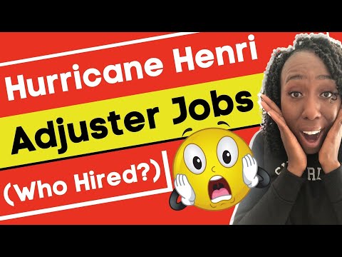 ๐August Claims Adjuster Jobs, How to Work as a Claims Adjuster or Independent Adjuster for a Storm