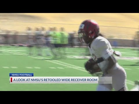 NMSU getting good look at retooled wide receiver unit during spring season