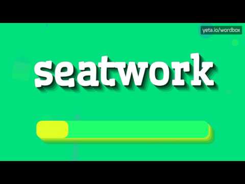SEATWORK - HOW TO PRONOUNCE IT!?