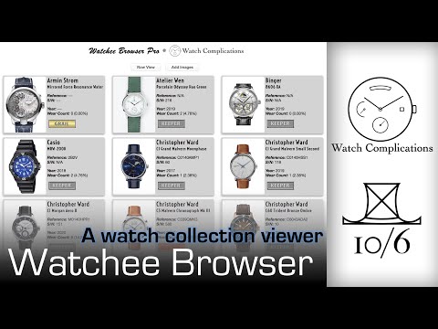 Watchee Browser: A watch collection viewer
