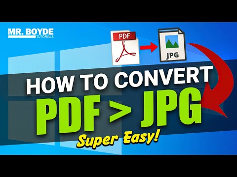 How to Convert PDF to JPG on Windows 10