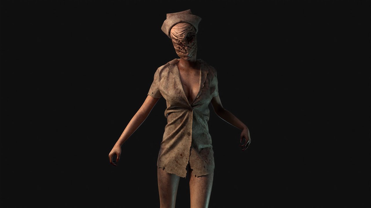 Silent Hill Nurse 3D Fan Art