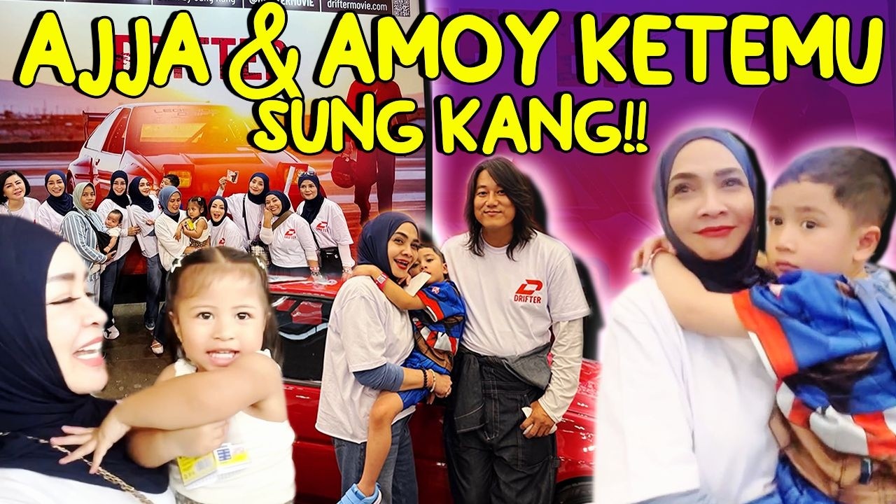 MAMA RIETA, AJJA, AND LILY MEET SUNG KANG!! ON TO DINNER & FUN TOY SHOPPING @RansEntertainment