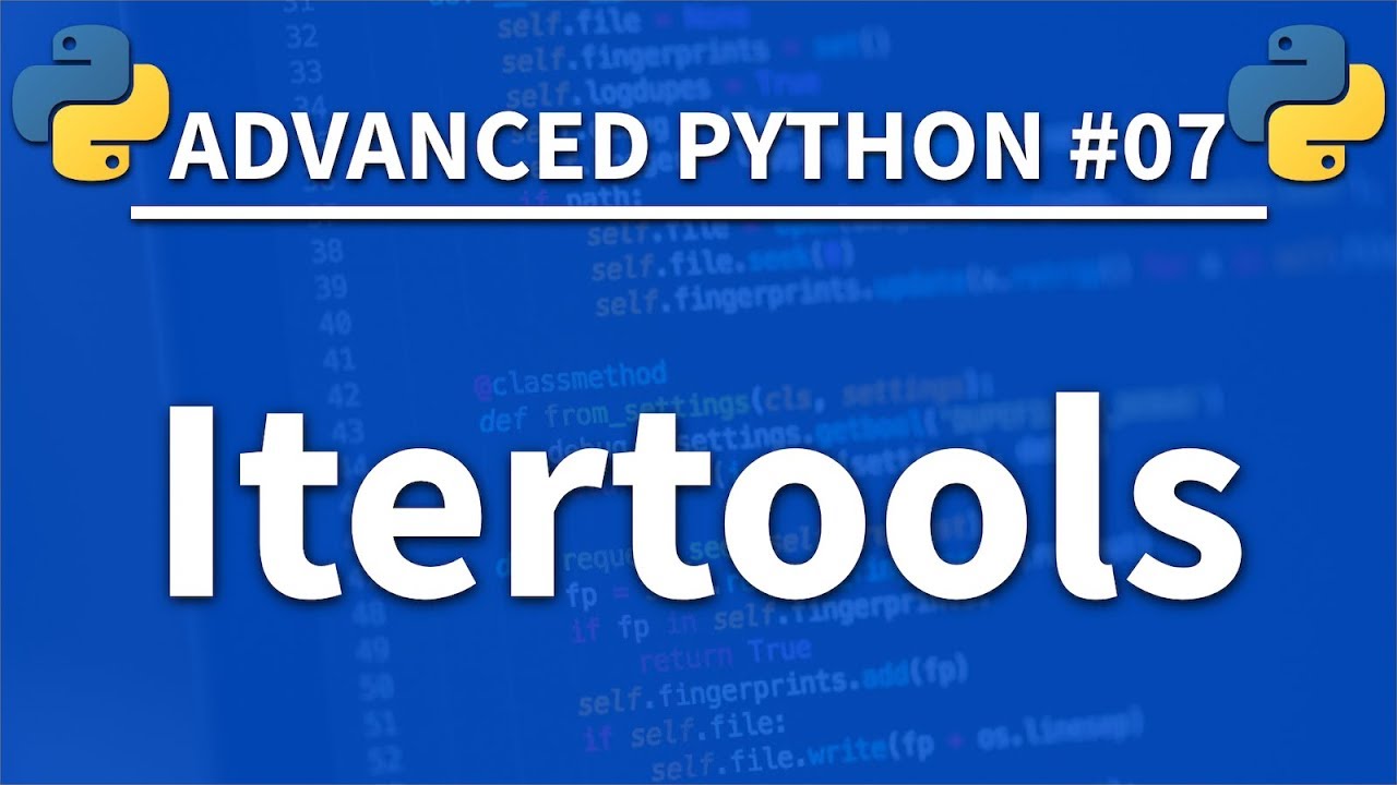 Itertools in Python - Advanced Python 07 - Programming Tutorial