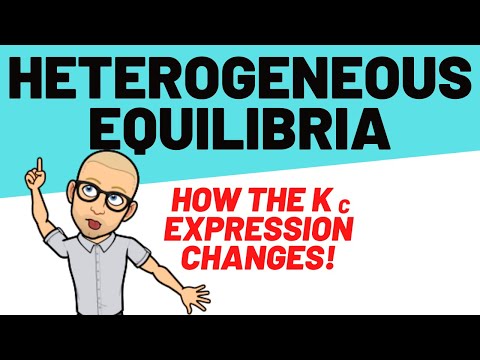 Heterogeneous Equilibria and the Kc Expression