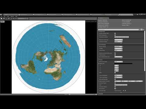 Azimuthal Equidistant Mapping (UE 4)