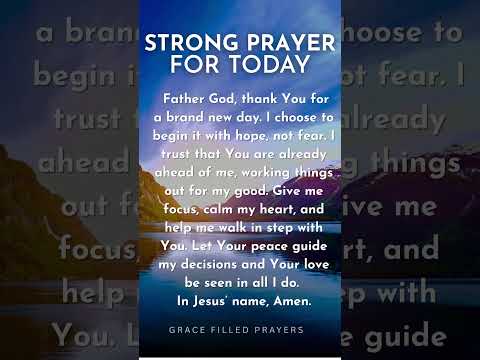 Strong #prayerfortoday #morningprayer #amen #christianprayer #faith #prayer #jesuslovesyou #gospel