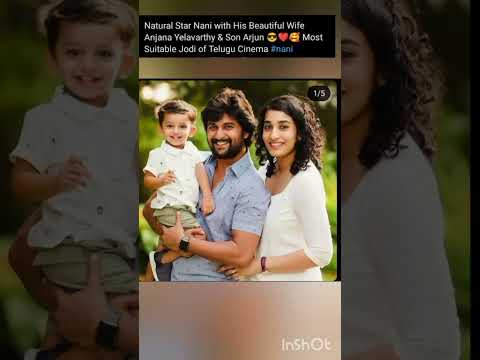 Telugu suitable jodi Nani & Anjana#short #youtubeshorts #celebrity #telugu #actor #nani #anjana