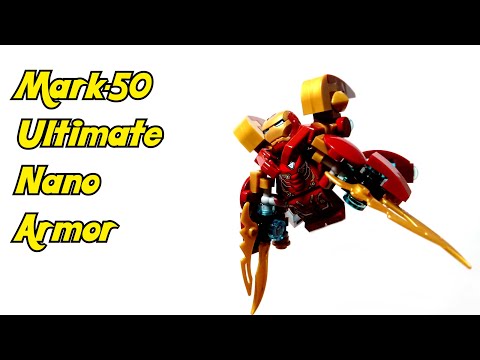 Lego Iron Man Mk 50 Ultimate Nano Armor/Nano Weapons Idea moc