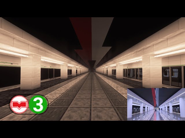 Minsk Subway Green Line MTR map Minecraft Map