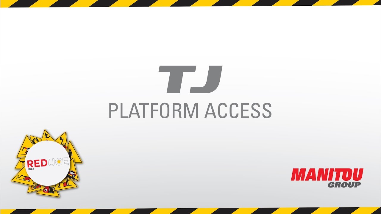Manitou - Aerial work platform - TJ - Platform Access