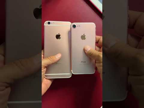Comparison iPhone 6s Plus v iPhone 7 #pubgmobile #shorts