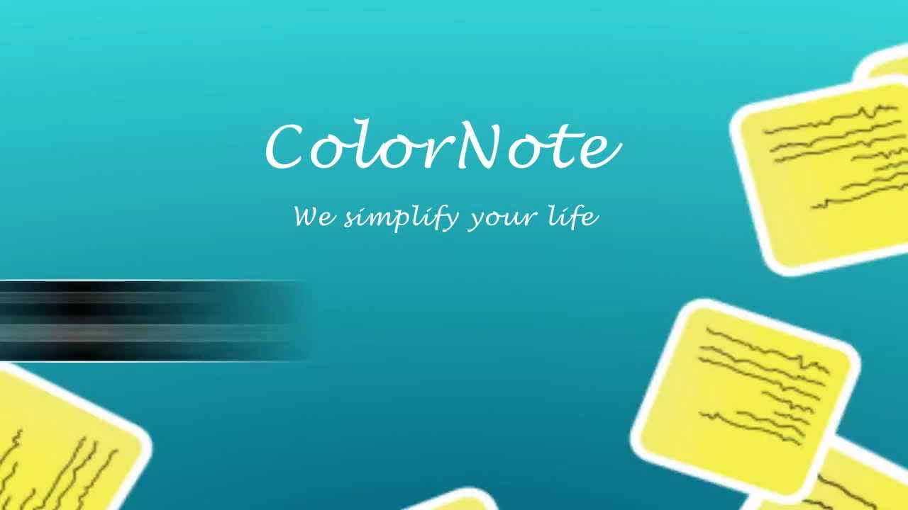 ColorNote Notepad App : We simplify your life